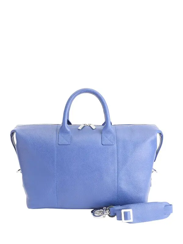 ROYCE NEW YORK Executive Overnight Travel Duffel Bag - Cobalt Blue