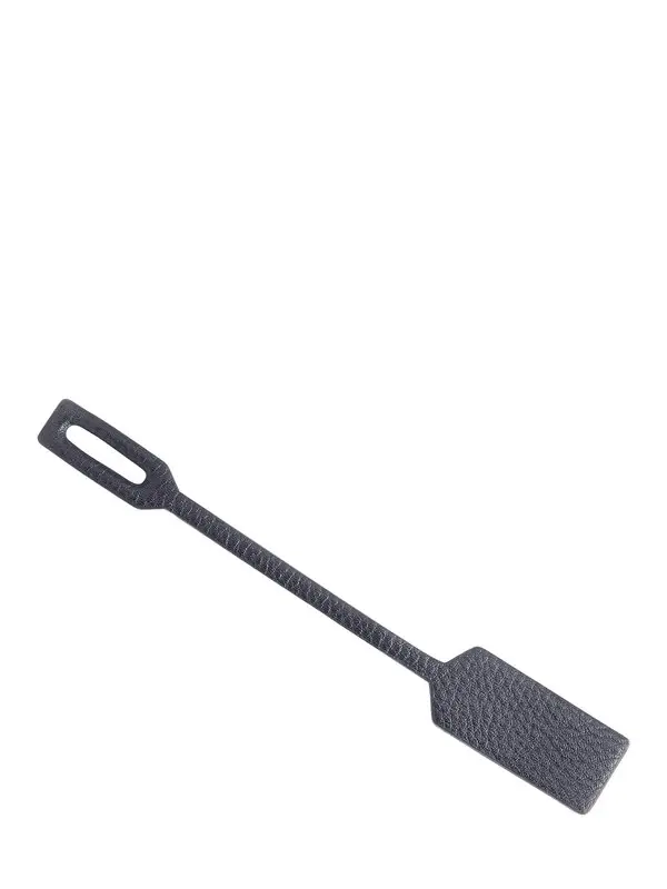 ROYCE NEW YORK Leather Bag Tag - Black