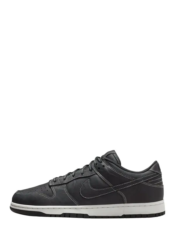 Nike Dunk Low Leather Sneakers - Black
