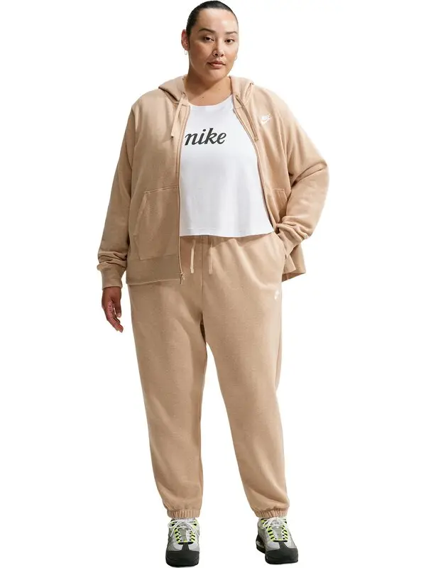 Nike Club Fleece Mid-rise Oversized Sweatpants - Brown