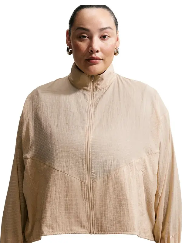 Nike Oversized Lightweight Ripstop Jacket - Brown