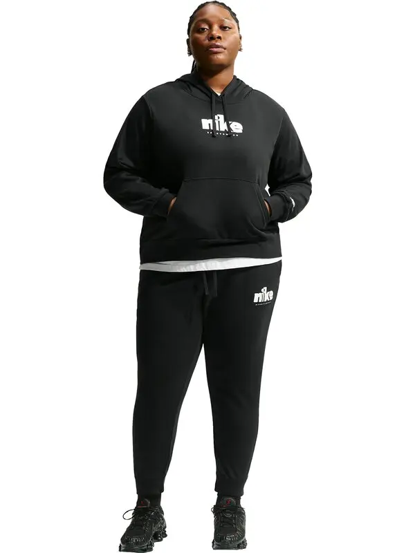 Nike Club Fleece Graphic Mid-rise Pants - Black