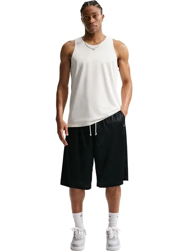 Nike Standard Issue Dri-fit 14" Practice Mesh Basketball Shorts - Black