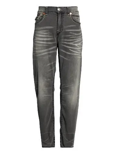 True Religion Bobby Super T Jeans Charcoal Cotton Blend - Grey