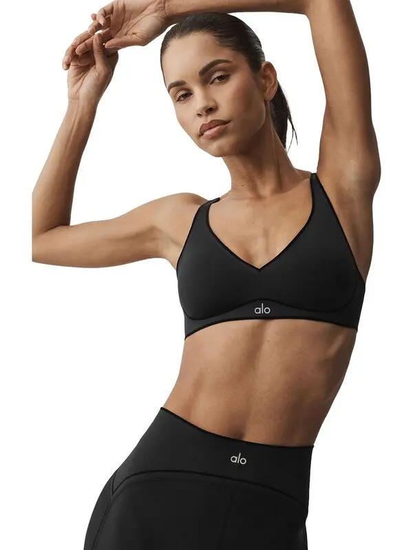 Alo Yoga Airlift Top-notch Bra - Black