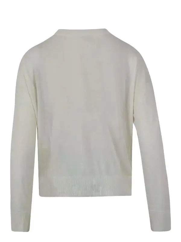 LOULOU Kita Button-up Cardigan - White