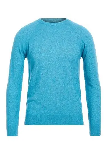 MOORER Cashmere & Mohair Wool Sweater - Blue
