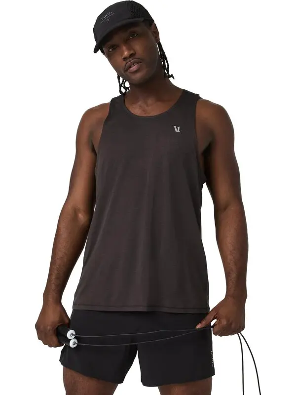 Vuori Sleeveless Terrain Tank Top - Carbon