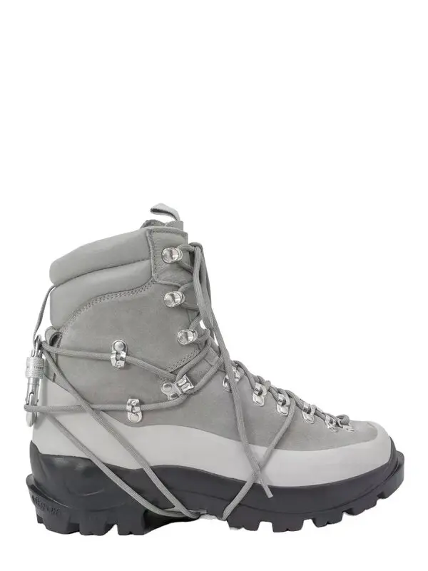 HELIOT EMIL Carabiner Lace-up Hiking Boots - Grey