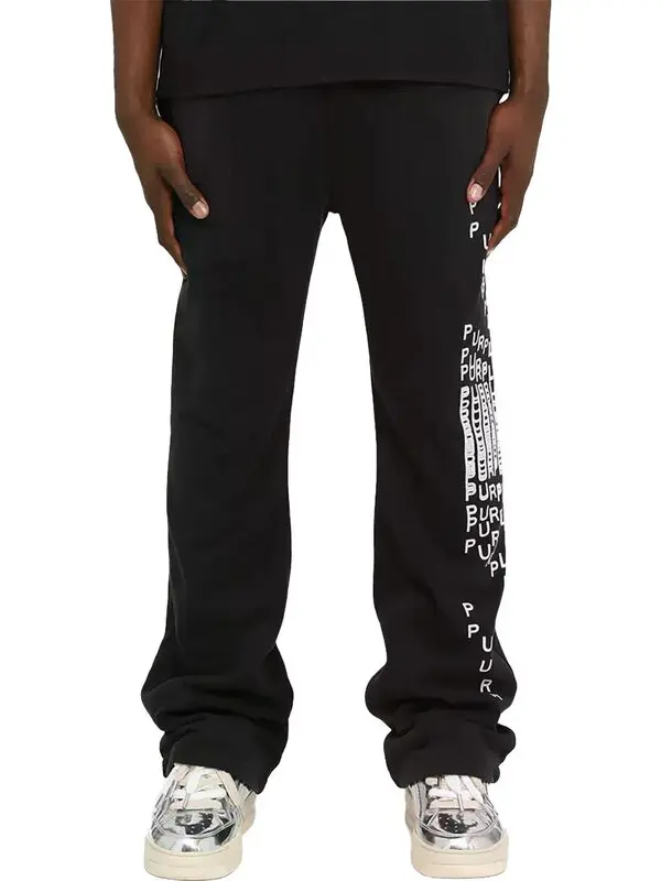 PURPLE BRAND Mwt Fleece Pant - Black