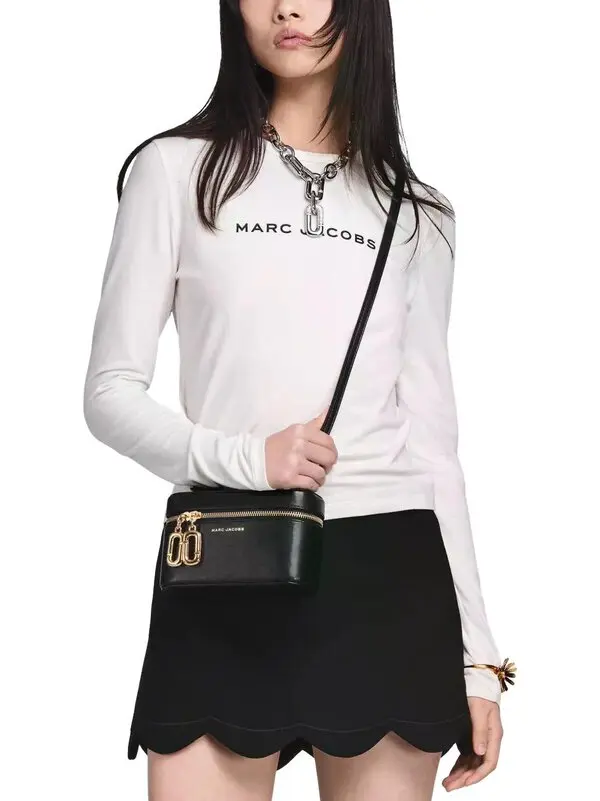 Marc Jacobs Mini The Pop J-marc Crossbody Bag - Black
