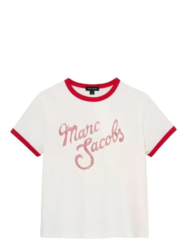 Marc Jacobs Logo Print T-shirt - Neutrals