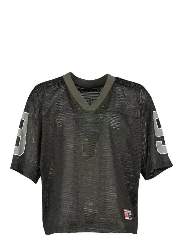 JUN/NAKAYAMA Paisley-print Mesh T-shirt - Black