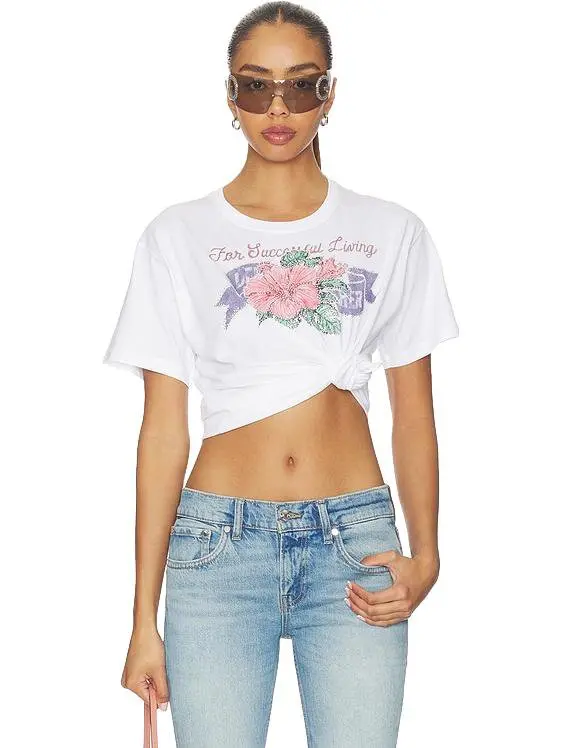 DIESEL® Graphic Embellished Cotton T-shirt - Multi