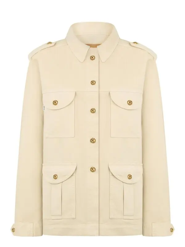 BLAZÉ MILANO Sahariana Jacket - Almond