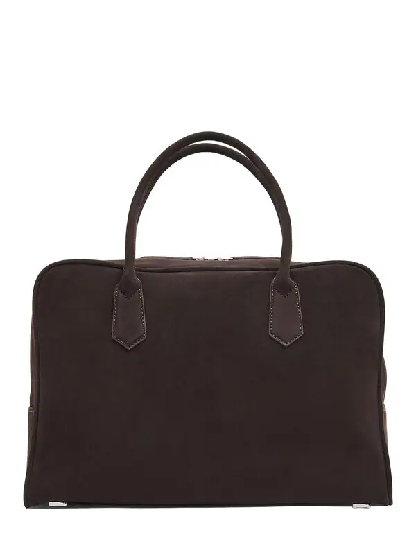 A.emery The Talbot Bag - Black Berry Suede