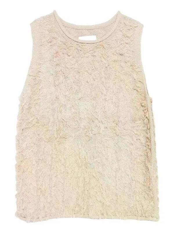 LAUREN MANOOGIAN Tufted Vest - Neutrals