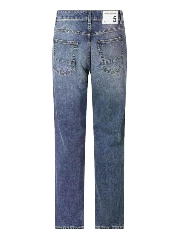 DEPARTMENT 5 Faded Effect Straight-leg Jeans - Blue
