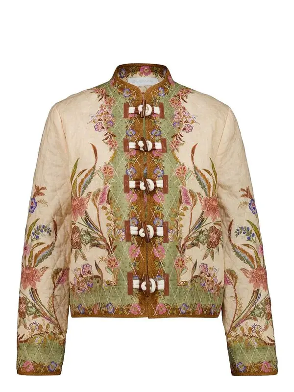 Zimmermann Indra Bomber Jacket - Green