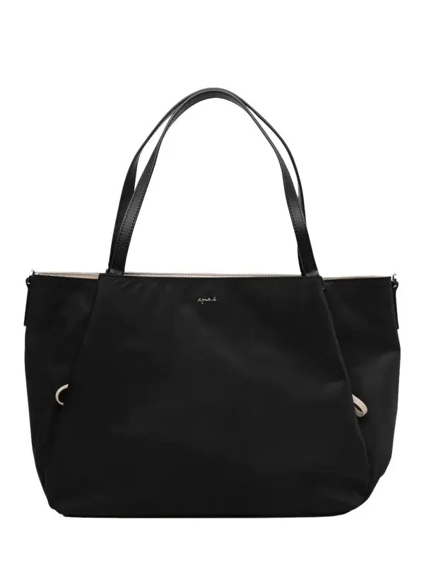 AGNES B. Origami Tote Bag - Black