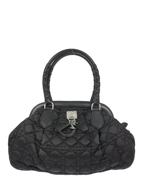 Dior 2008 Cannage Charming Doctor Tote Bag - Black