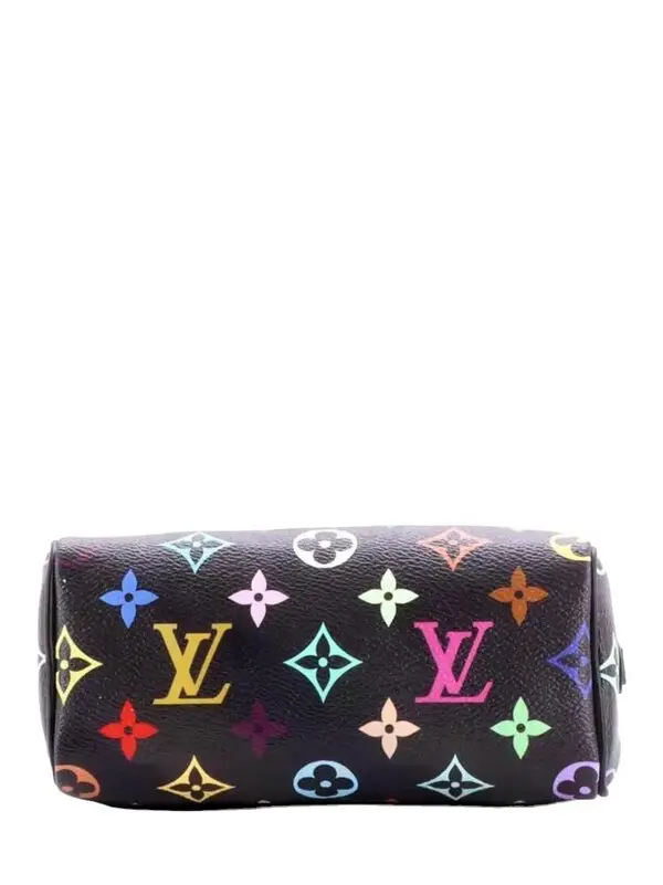 LOUIS VUITTON Monogram Multicolor Speedy Bandouliere Nm Bag - Black