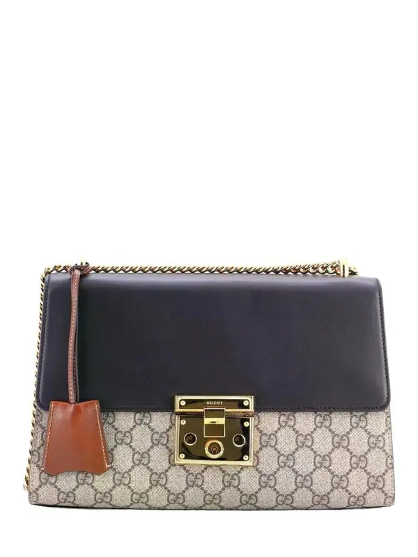 Gucci Padlock Shoulder Bag - Black