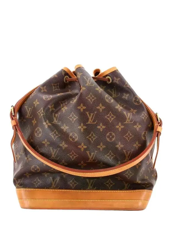 LOUIS VUITTON Noe Handbag Monogram Canvas - Brown