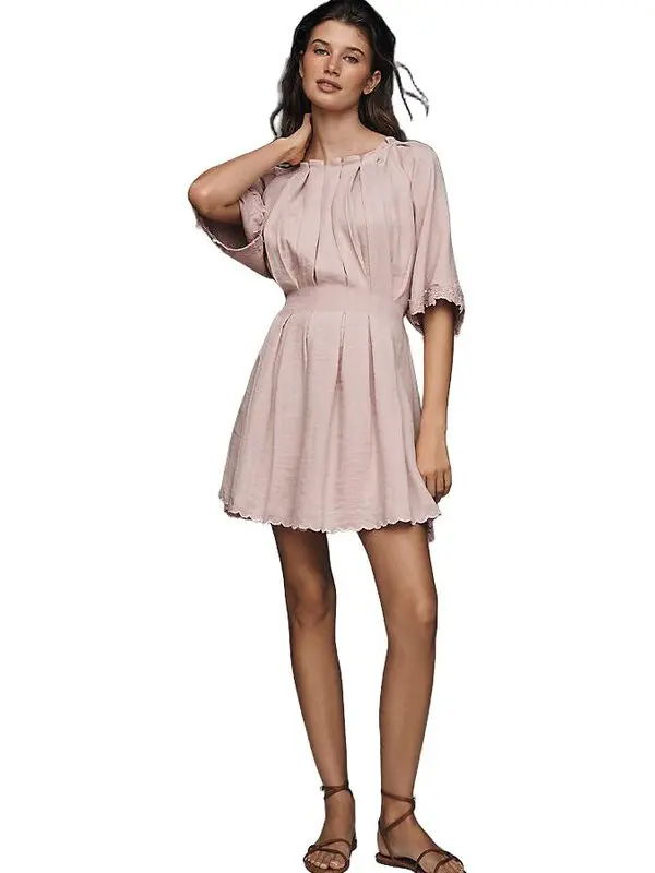 EN SAISON Megan Mini Dress - Blush Pink