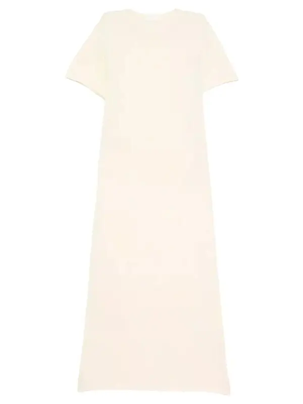 Co Collection Crew Neck T-shirt Maxi Dress - Neutrals