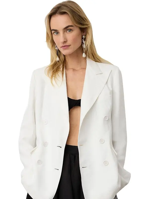 Ralph Lauren Cosgrove Double-breasted Jacket - Cream