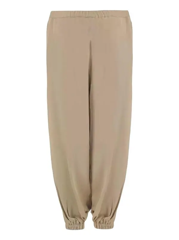 THE FRANKIE SHOP Isola Tapered-ankle Balloon Trousers - Neutrals
