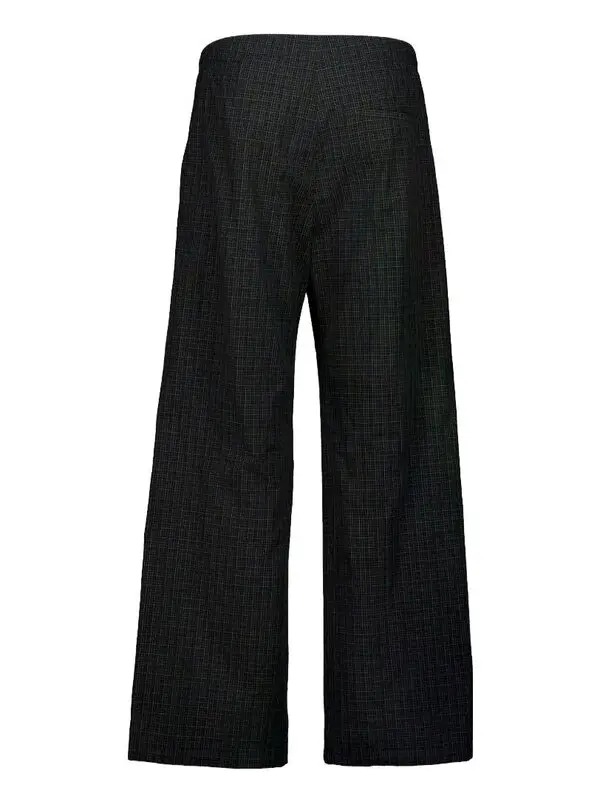 Balenciaga Check Tailored Track Pants - Blue