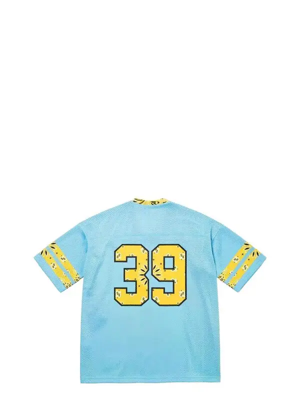 Supreme Bandana Football T-shirt - Blue