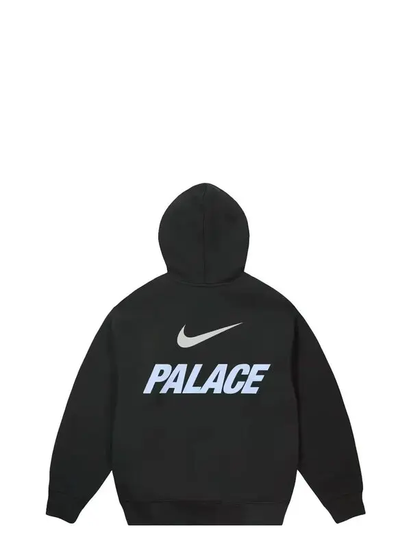 PALACE X Nike Font Swoosh Hoodie - Black
