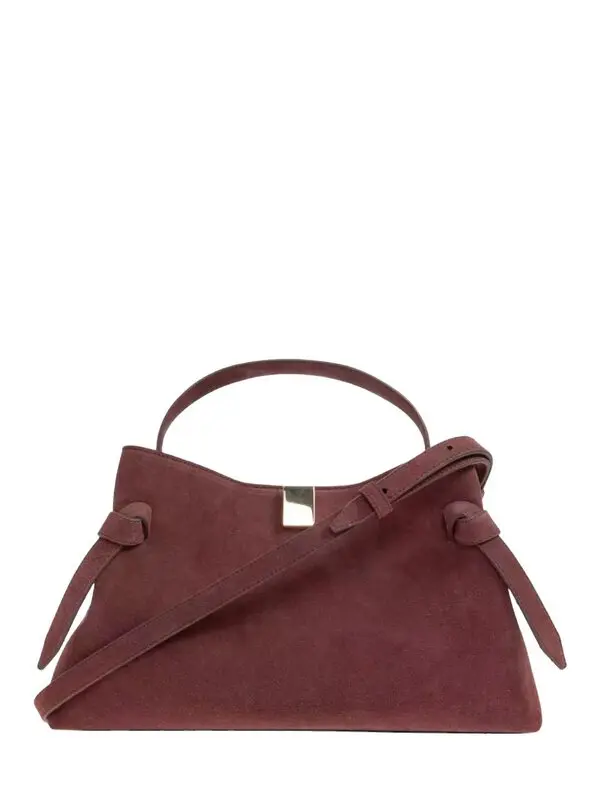 Yuzefi Gyoza Suede Tote Bag - Red