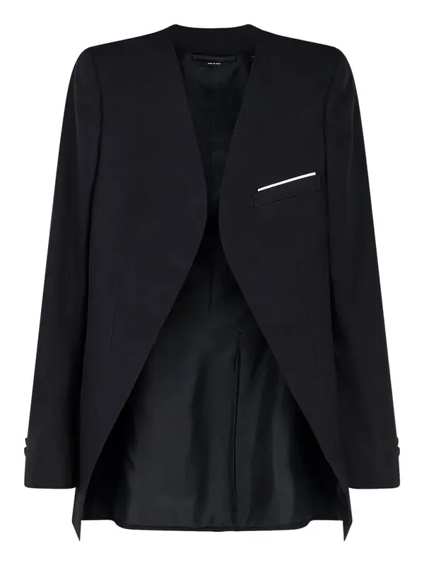TOM FORD Wool And Silk Blazer - Black