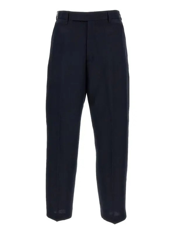 Paul Smith Tailored Linen Trousers - Blue