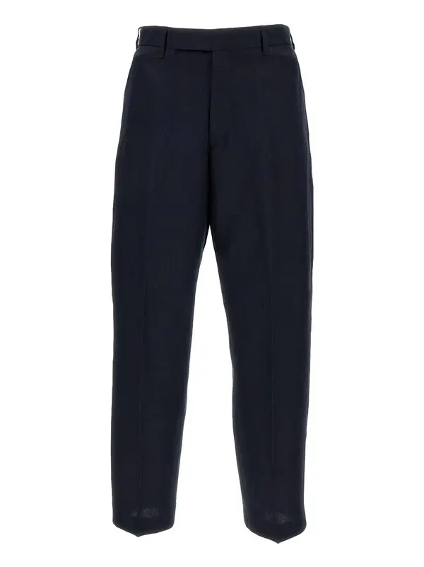Paul Smith Tailored Linen Trousers - Blue