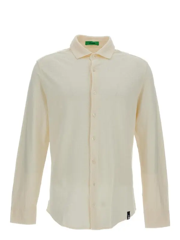 DRUMOHR Camicia Collo Francese - Bianco