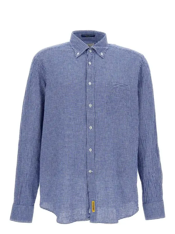 B.D.BAGGIES Bradford Shirt In A Checkered Pattern - Blue