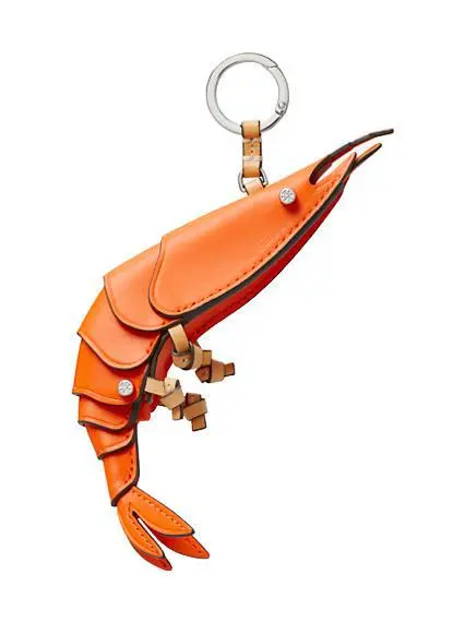 Tory Burch Prawn Bag Charm - Orange