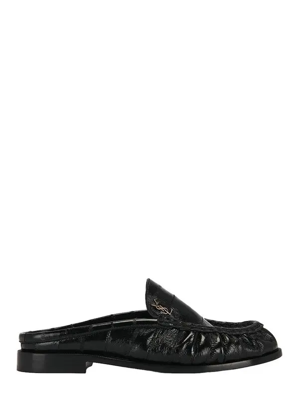 Saint Laurent Le Loafer Mule - Nero