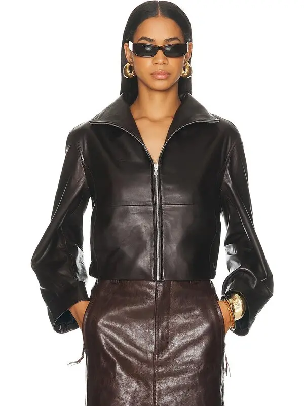 Nour Hammour Nhour Hammour Etienne Jacket - Dark Brown