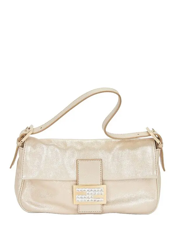 Fendi Baguette Shoulder Bag - Champagne