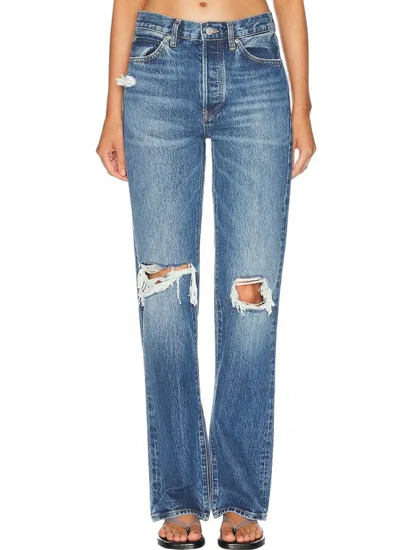 FRAME The Vertical Jeans In Blue - Voltage