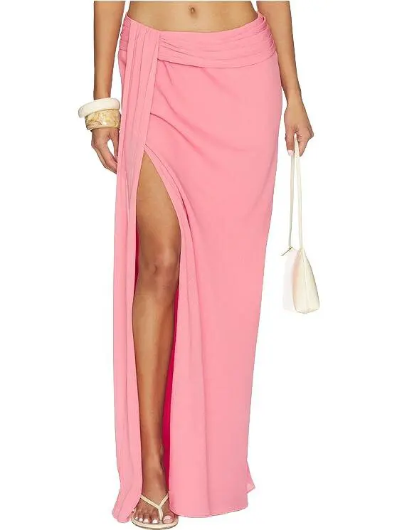 LOVERS AND FRIENDS Judy Maxi Skirt - Pink