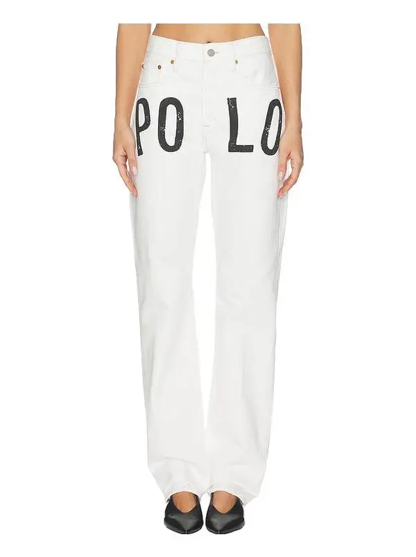 Polo Ralph Lauren Rigid Denim Standard Straight Pants - Blue