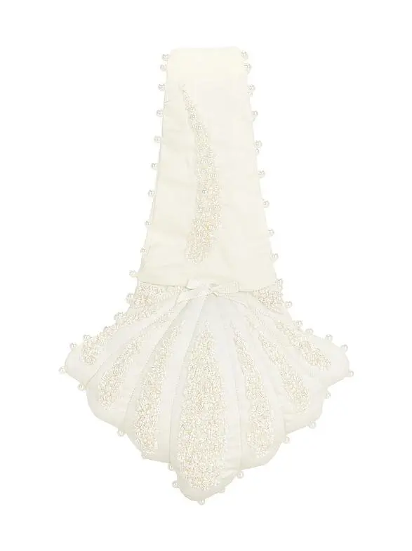 For Love & Lemons Embellished Shell Bag - Cream