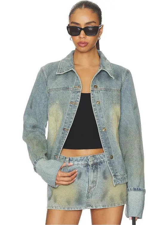 Lioness The Bronx Denim Jacket - Blue